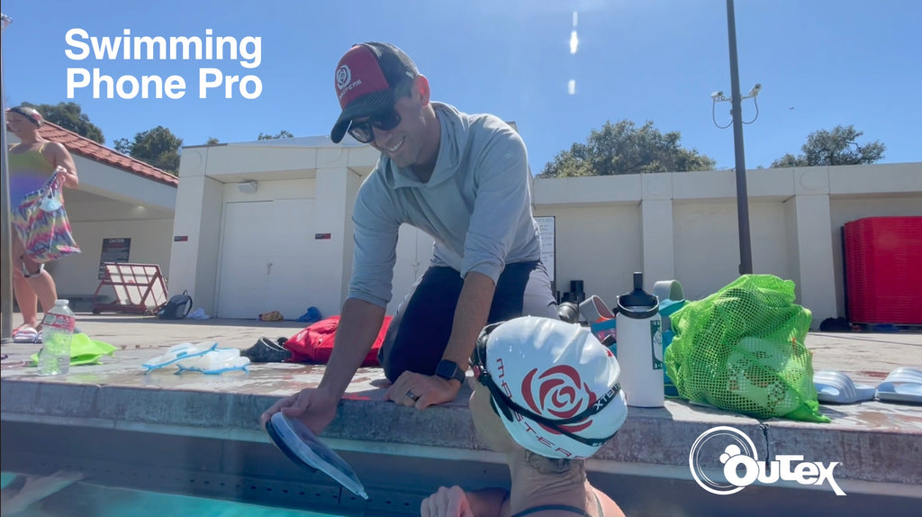 Swimmers using underwater video to improve technique, reach their goal