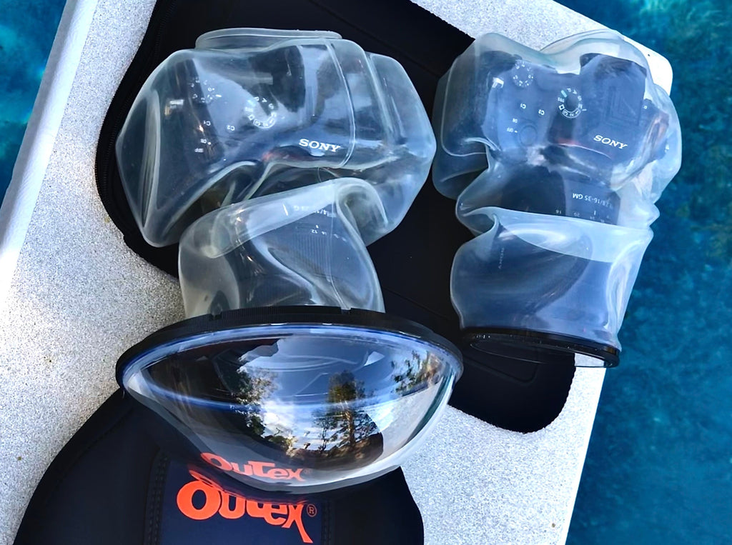 Advantages dome ports offer over flat surface ports in underwater phot